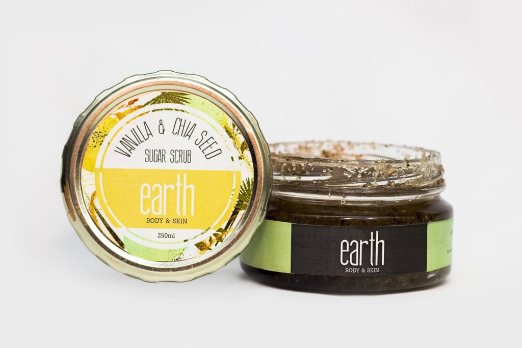 Vanilla&Chia Seed Body Scrub – Earth Body&Skin